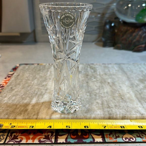 Lenox | Accents | New Lenox Fine Crystal Star Vase 6 Tall Bud Vase Made ...